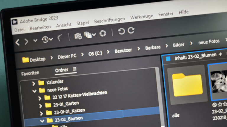 Adobe Bridge: Fotos einfach verwalten - Das Tutorial für Einsteiger - Barbara Knie